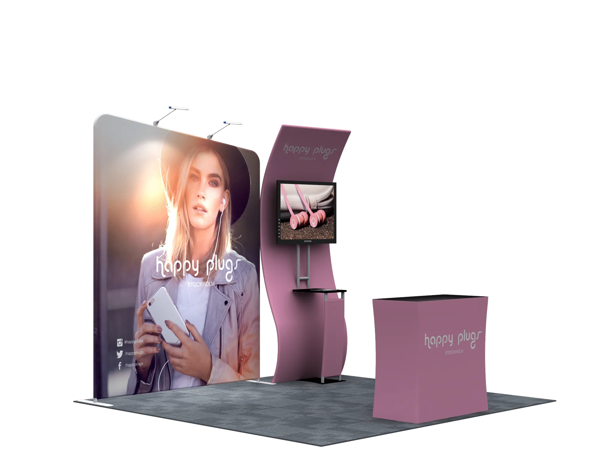 10' Backdrop + Podium Kit | Toronto Exhibits